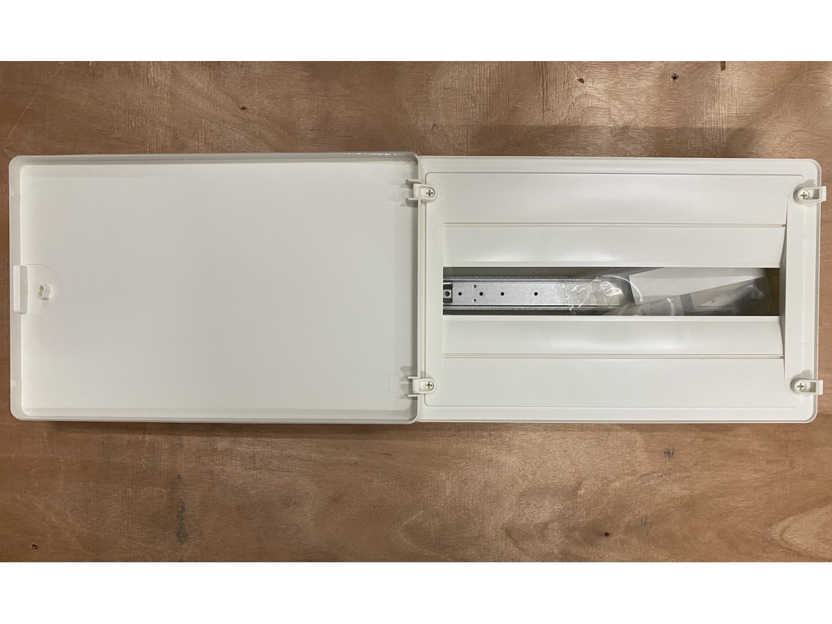 Hager 1R x 18Way PVC DB Box