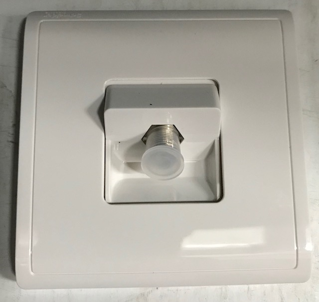 Schneider Pieno E8231TVF CATV Outlet White