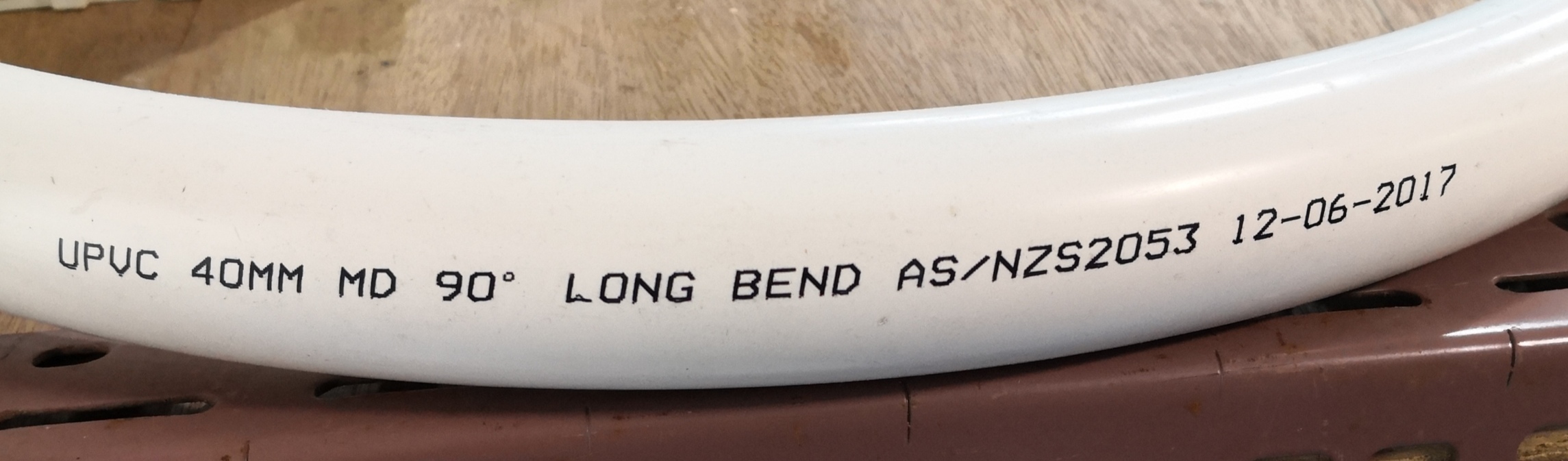 40mm PVC Long Beng- White