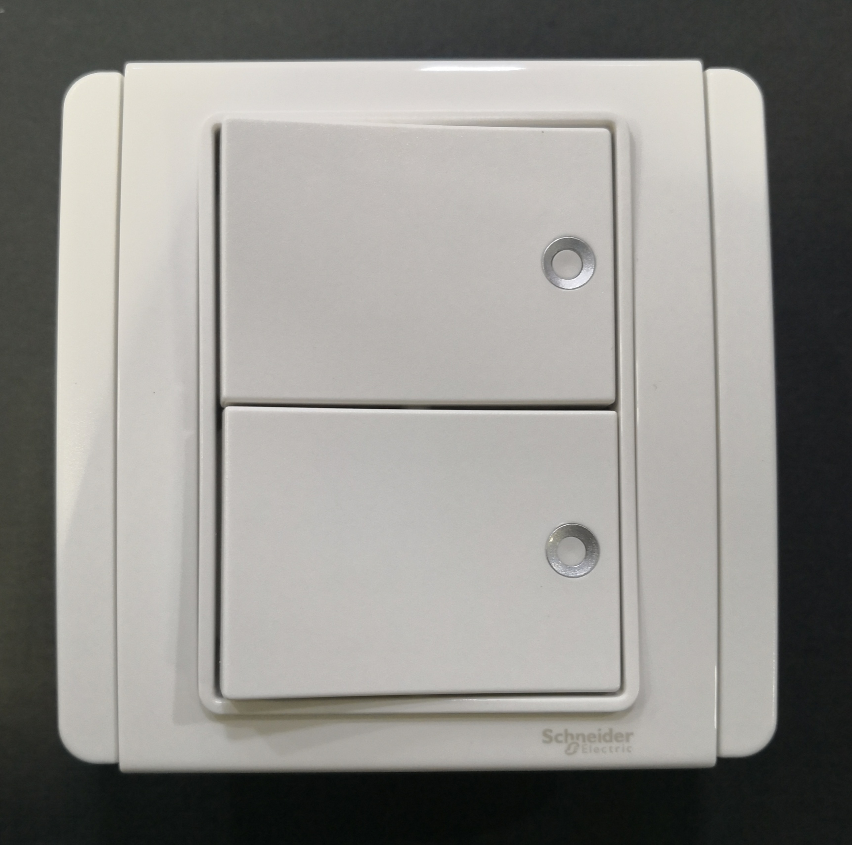 Schneider Neo 2G1W Switch Fluorescent Indicator -White (E3032H1_FWWW)