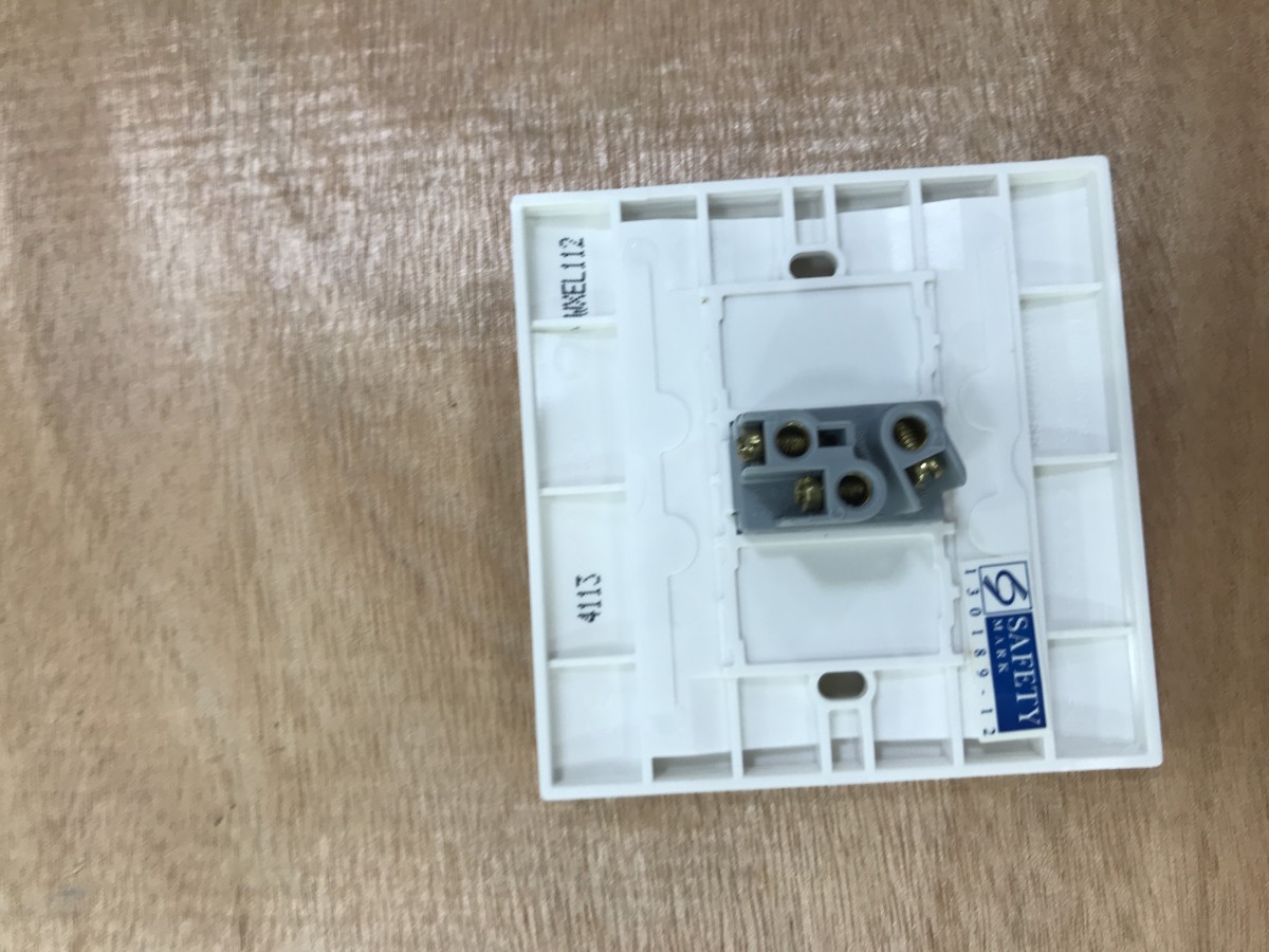 Hager 1G2W Stylea Switch-white